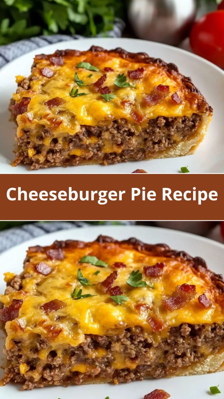 Cheeseburger Pie Recipe - Easy homemade recipes