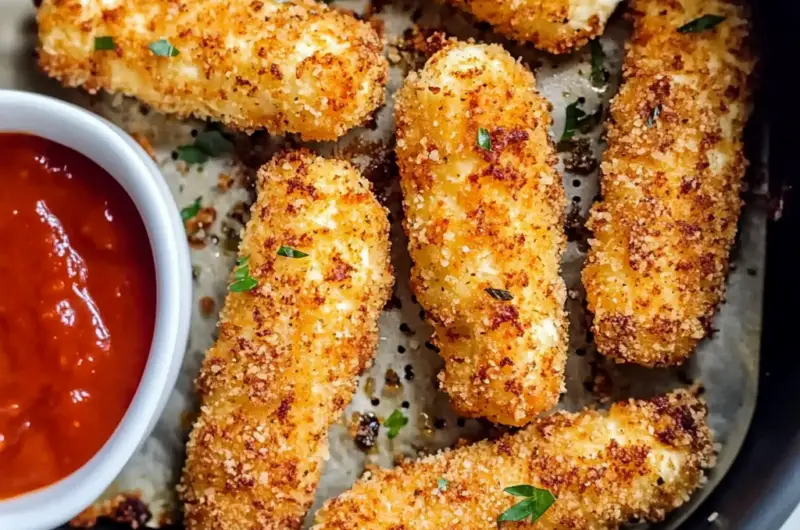 Air Fryer Mozzarella Sticks Recipe - Easy Recipes Ideas