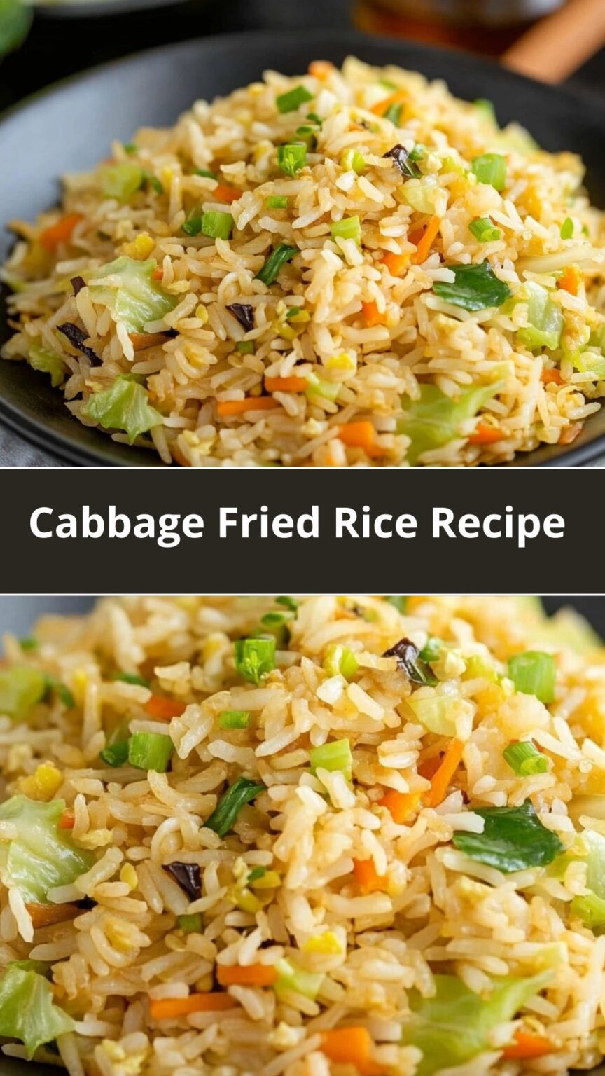 Cabbage Fried Rice Recipe - Easy Recipes Ideas
