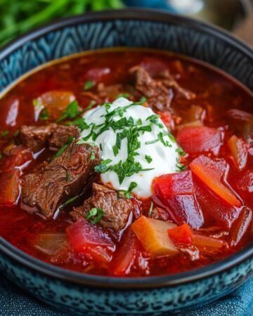 Borscht Recipe with Beef - Easy homemade recipes