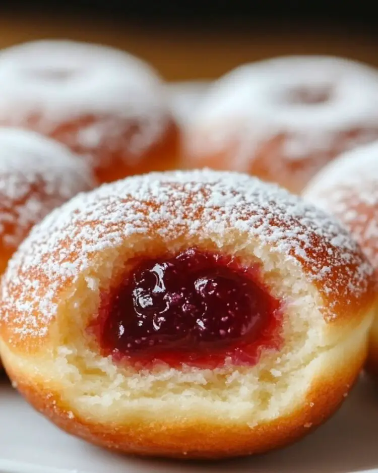 Baked Donuts Filled with Jelly - Easy Recipes Ideas
