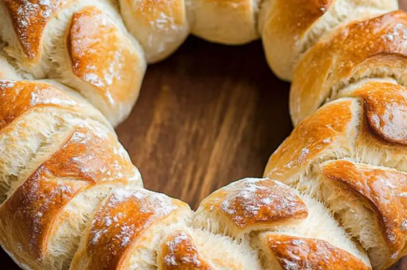 Wreath Bread Recipe - Easy Recipes Ideas