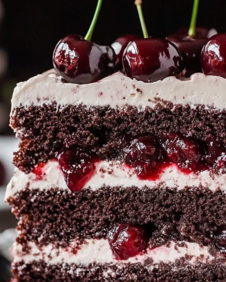 Drunken Cherry Chocolate Cake - Easy Recipes Ideas