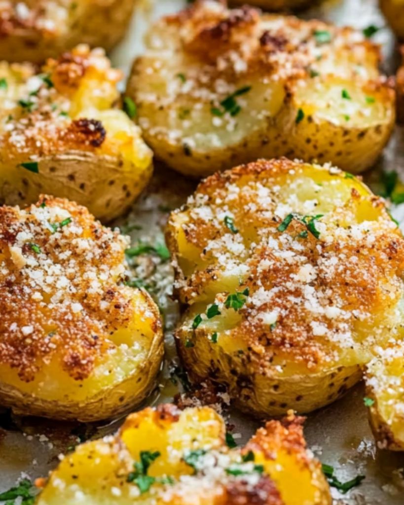 Crispy Smashed Potatoes Recipe - Easy homemade recipes