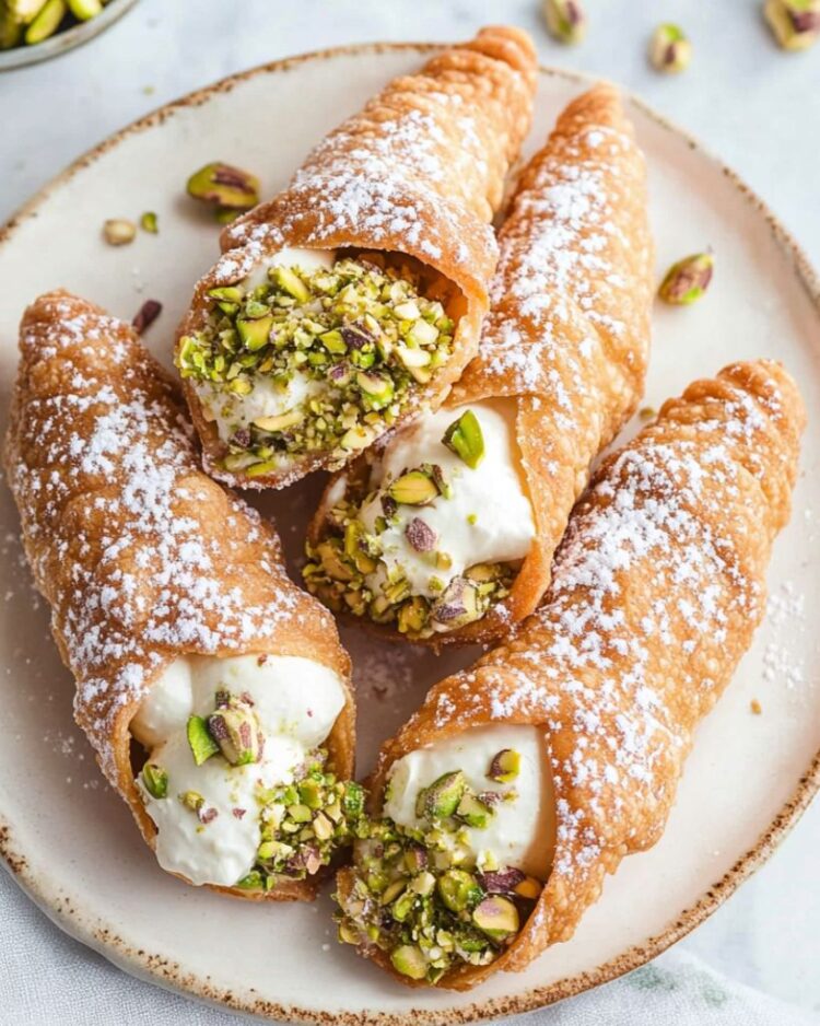 Pistachio Cannoli - Easy Recipes Ideas