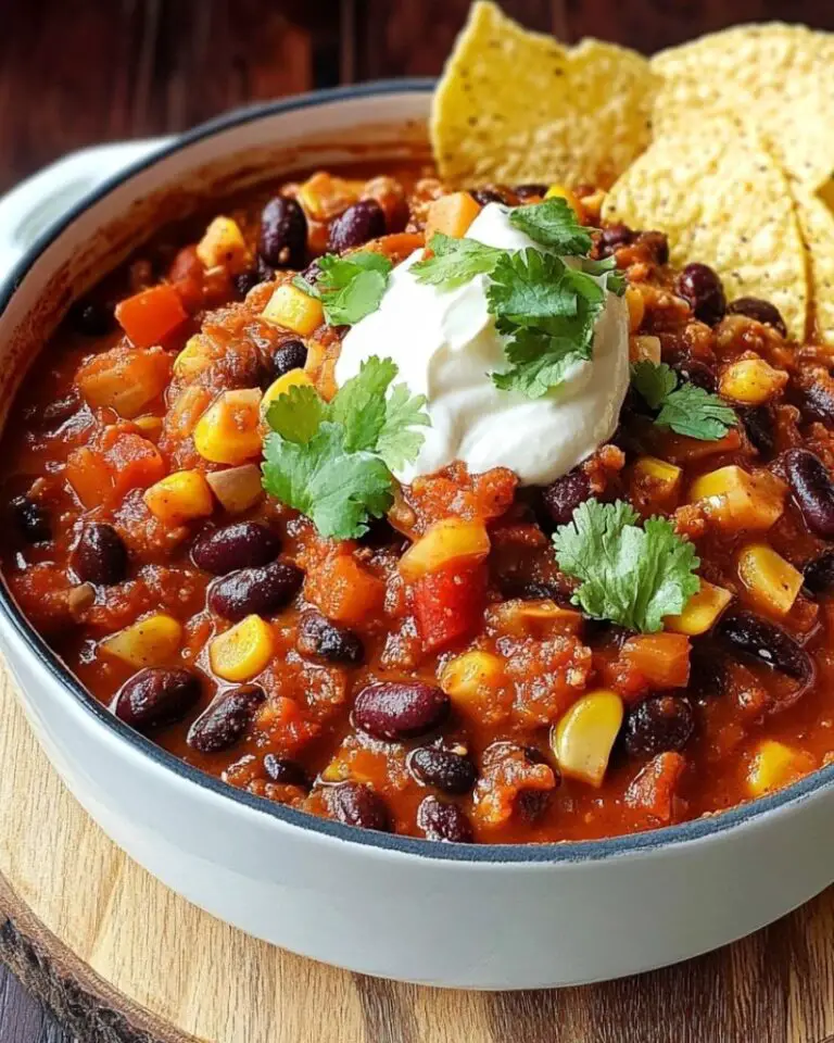Vegetarian Chilli - Easy homemade recipes