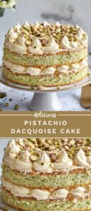 Pistachio Dacquoise Cake - Easy Recipes Ideas