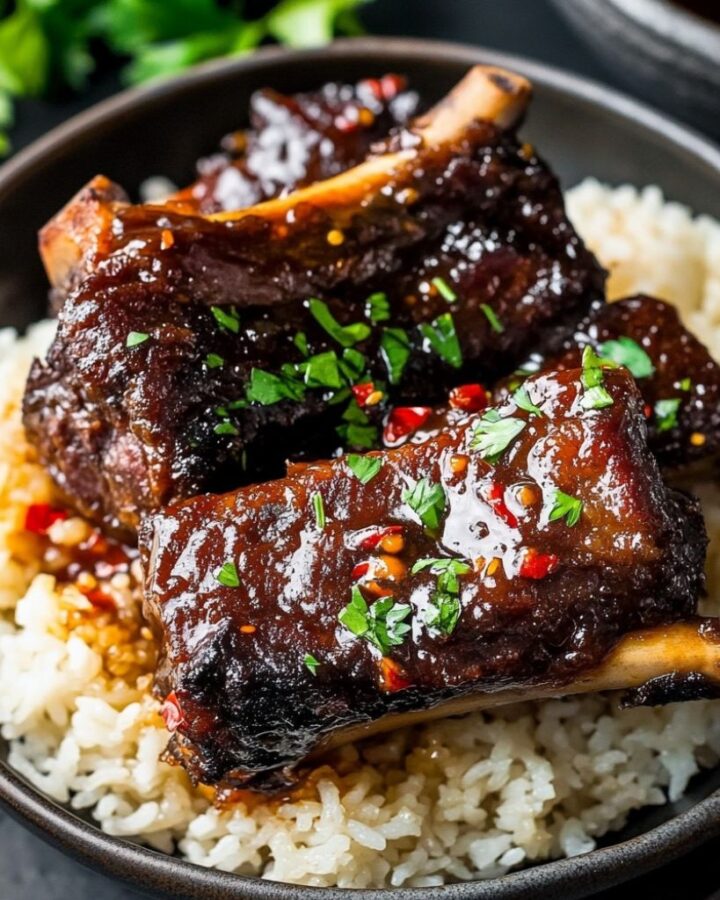 Sweet and Sticky Slow-Cooked Short Ribs - Easy homemade recipes