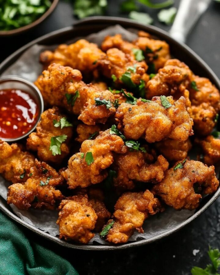 Crispy Chicken Pakora Recipe - Easy Recipes Ideas