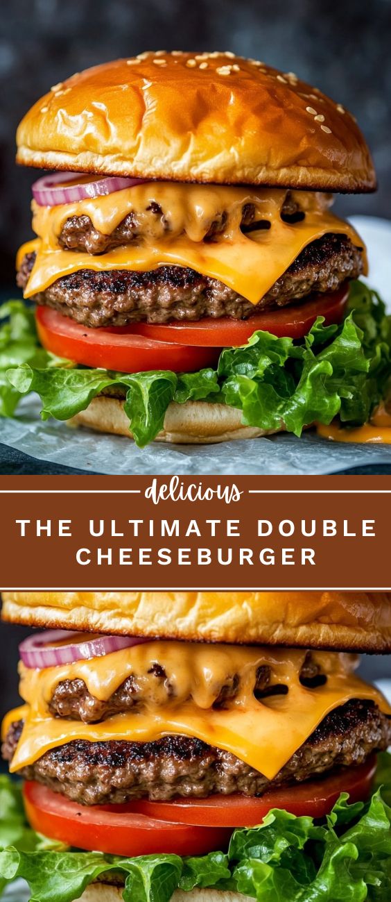 The Ultimate Double Cheeseburger - Easy Recipes Ideas