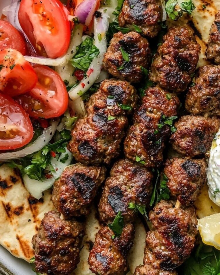 Lamb Koftas with Whipped Feta and Flatbreads - Easy Recipes Ideas