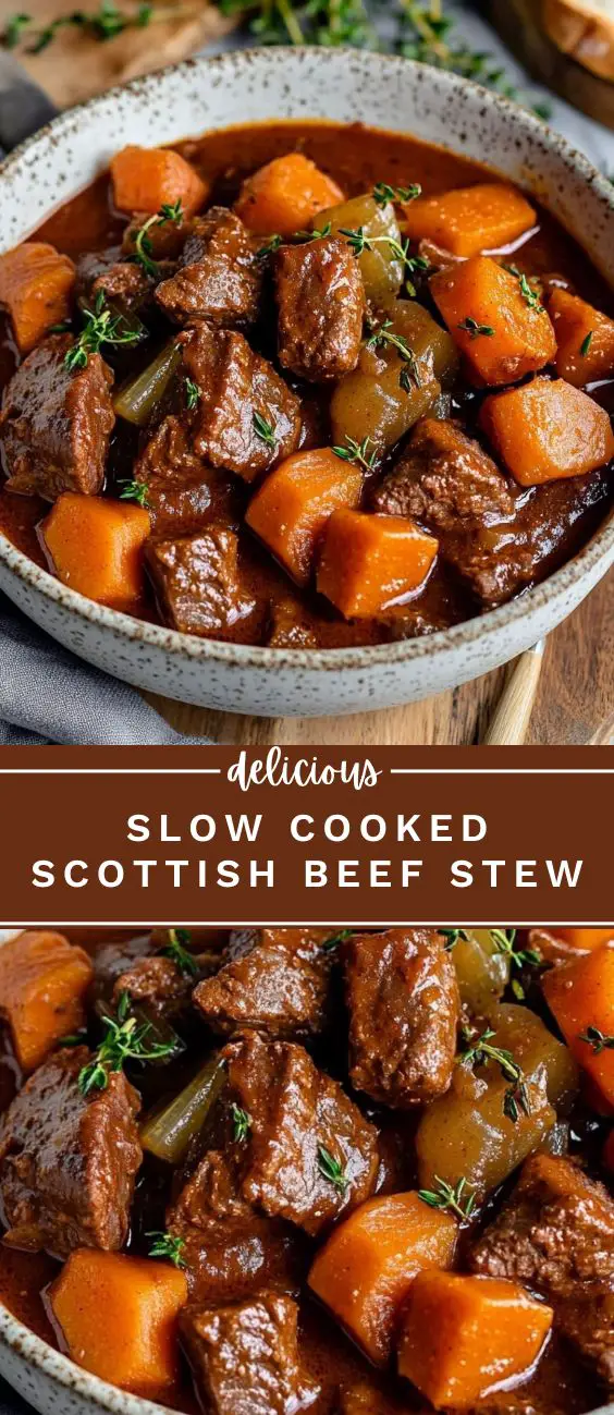 Slow Cooked Scottish Beef Stew - Easy Recipes Ideas