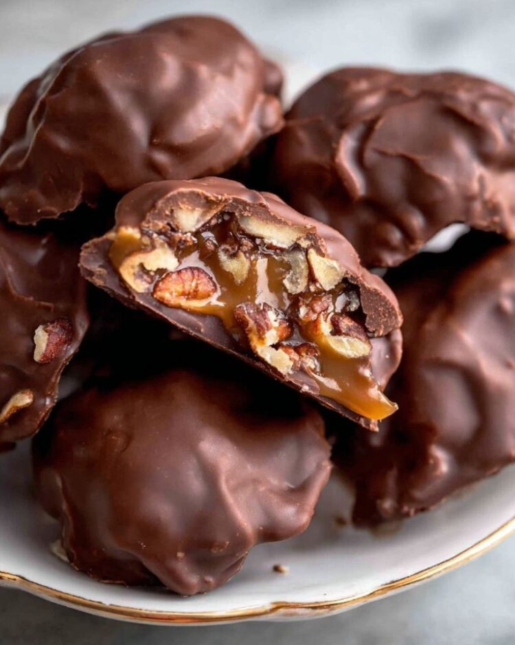 Homemade Chocolate Turtles - Easy Recipes Ideas