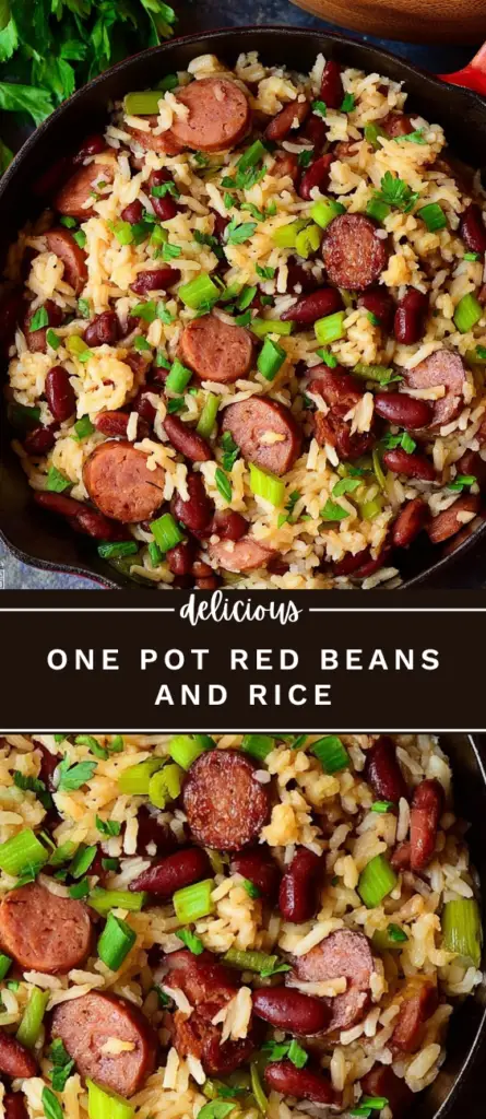 One Pot Red Beans and Rice - Easy Recipes Ideas