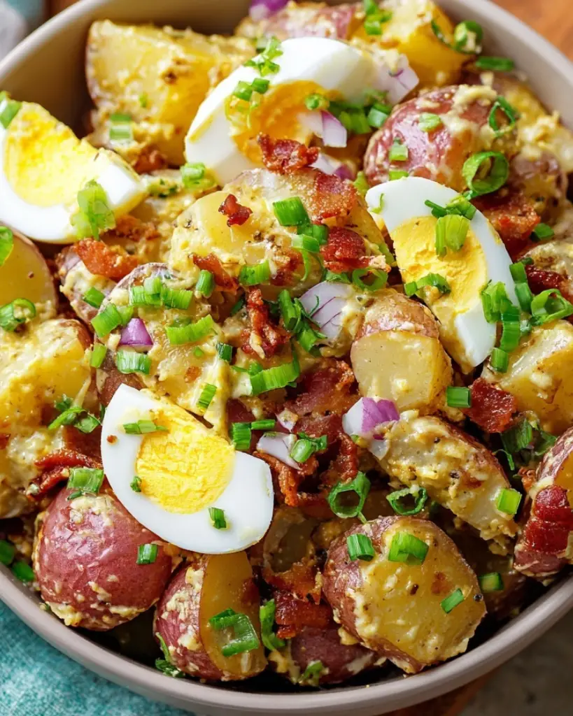 Red Skinned Potato Salad (Mayo-Free) - Easy Recipes Ideas