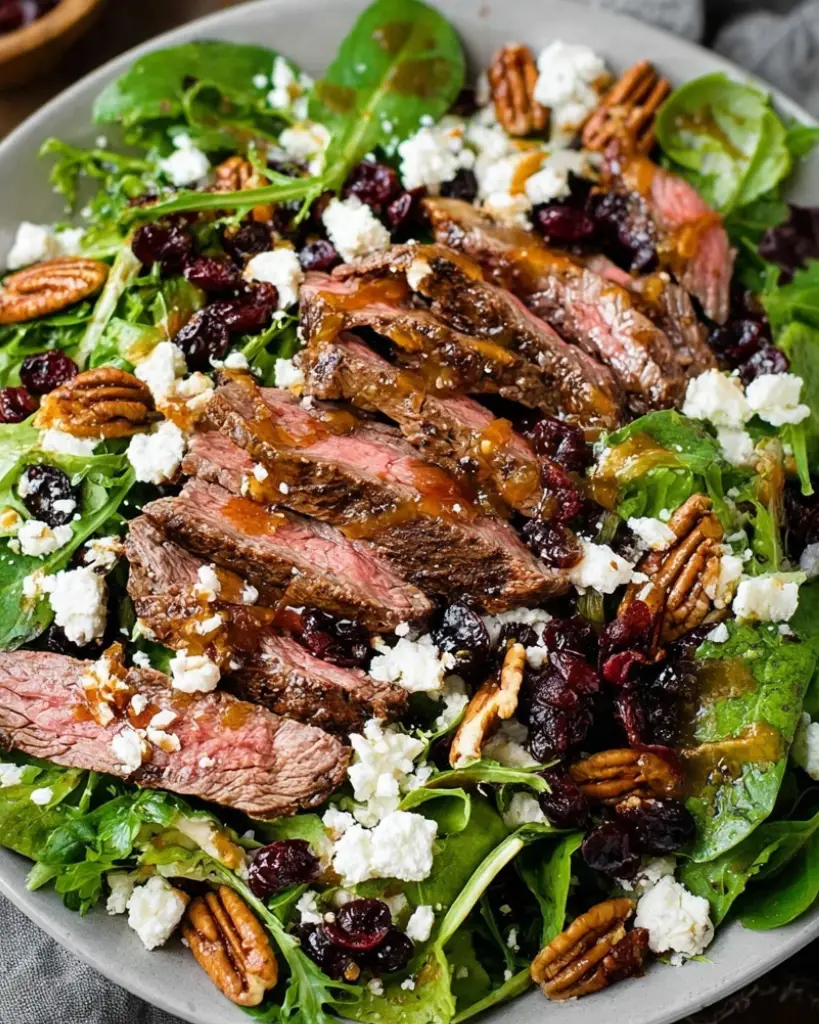 Steak Salad with Maple Balsamic Vinaigrette - Easy Recipes Ideas
