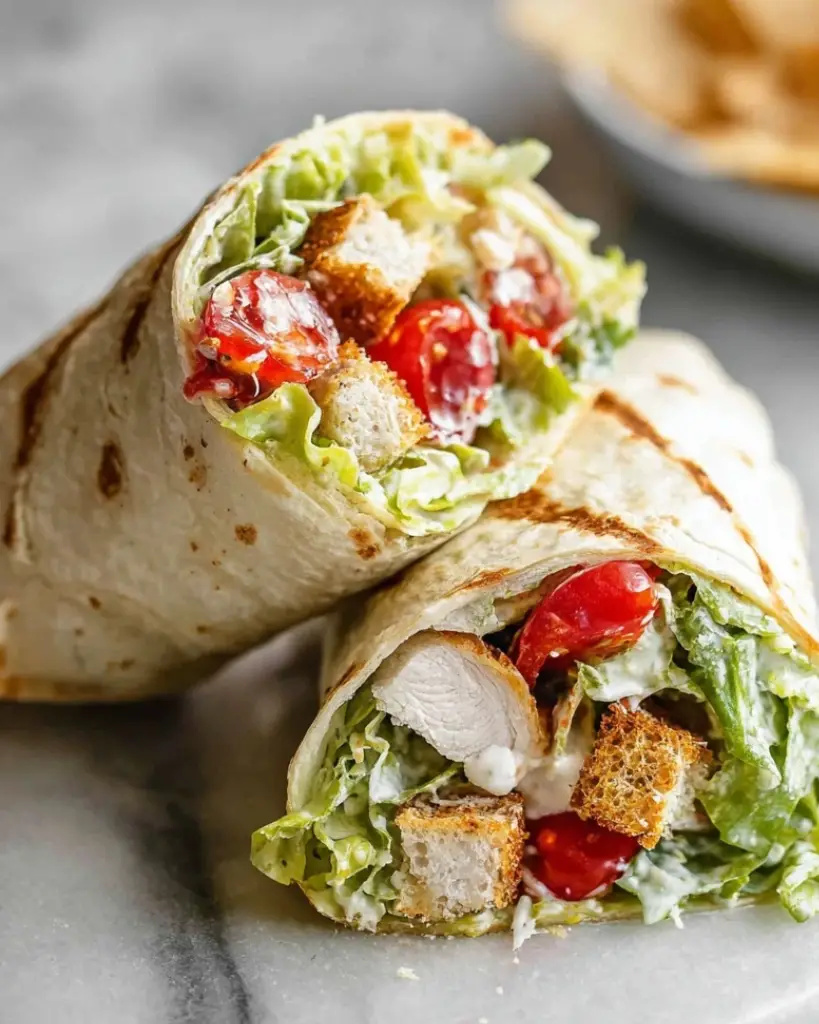 Chicken Caesar Wraps - Easy Recipes Ideas