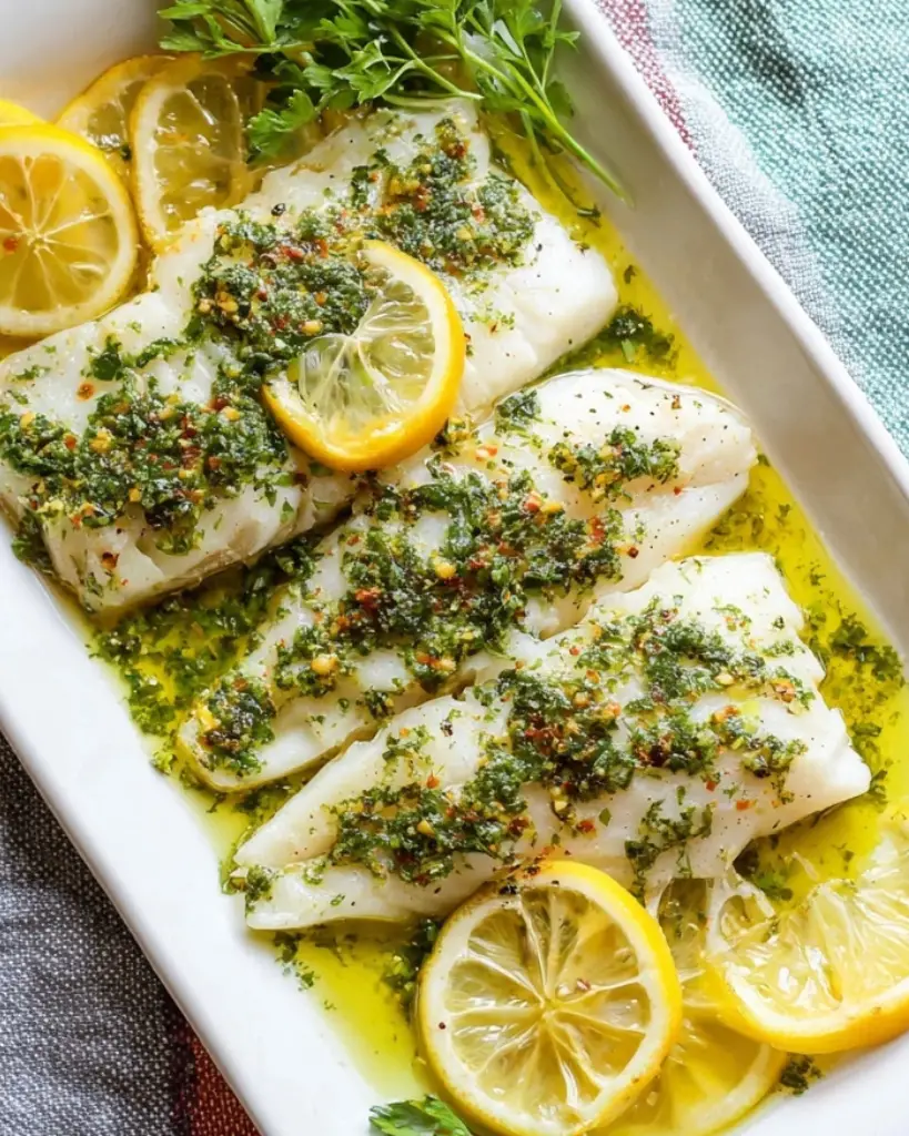 Easy Lemon Herb Baked Fish - Easy Recipes Ideas