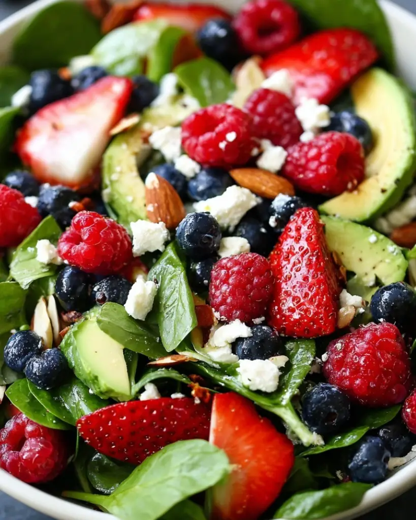 Triple Berry Summer Salad - Easy Recipes Ideas