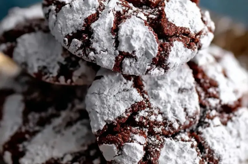 Gluten-Free Chocolate Crinkle Cookies - Easy Recipes Ideas