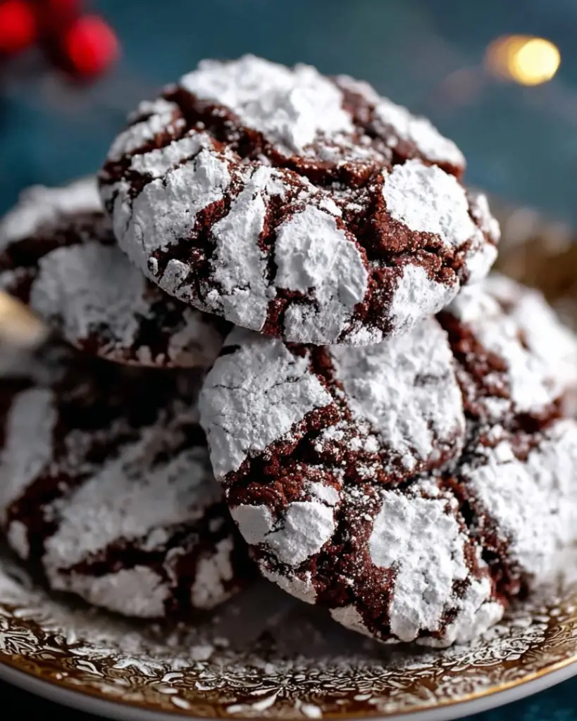 Gluten-Free Chocolate Crinkle Cookies - Easy Recipes Ideas