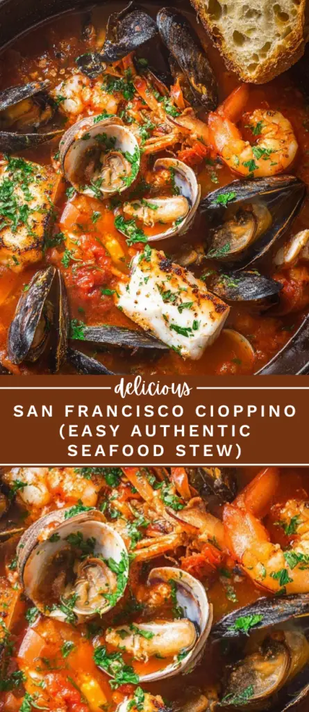 San Francisco Cioppino (Easy Authentic Seafood Stew) - Easy Recipes Ideas